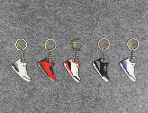 AIR JORDAN 3 SERIES SNEAKERS KEYCHAIN